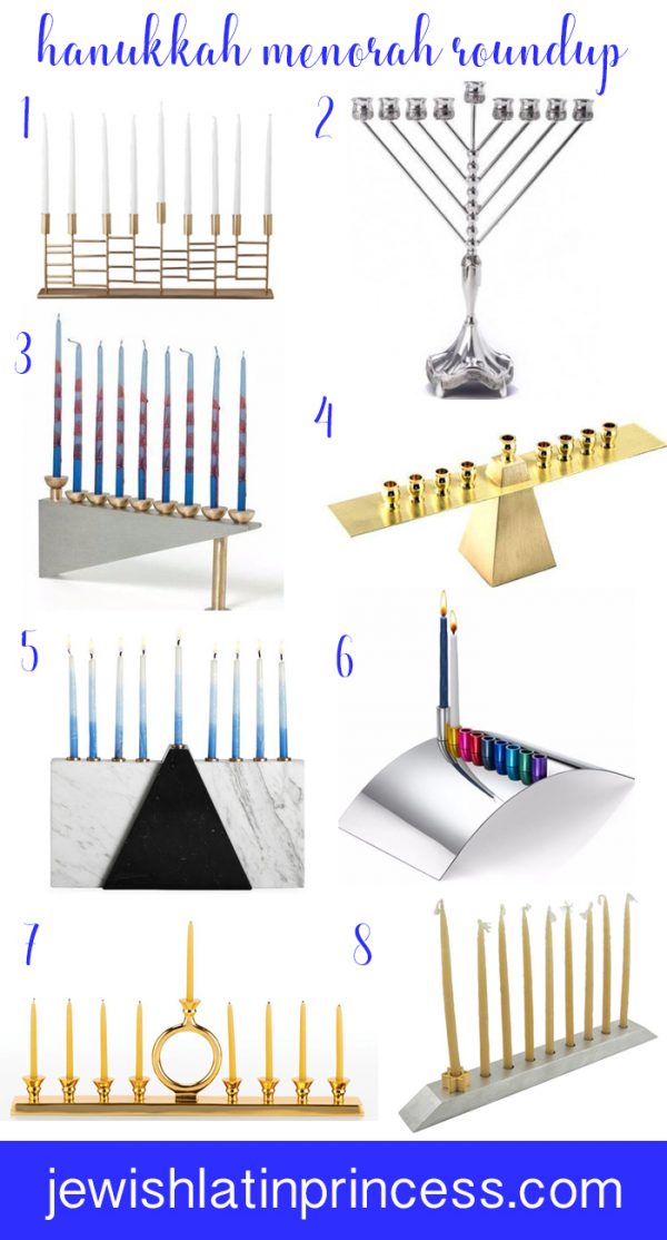 Hanukkah Menorah Roundup - Jewish Latin Princess